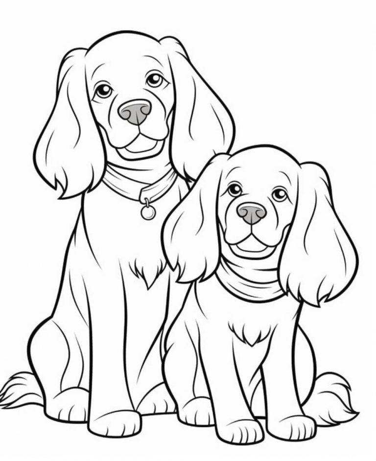 Pets Color Sheets (Free & Printable)