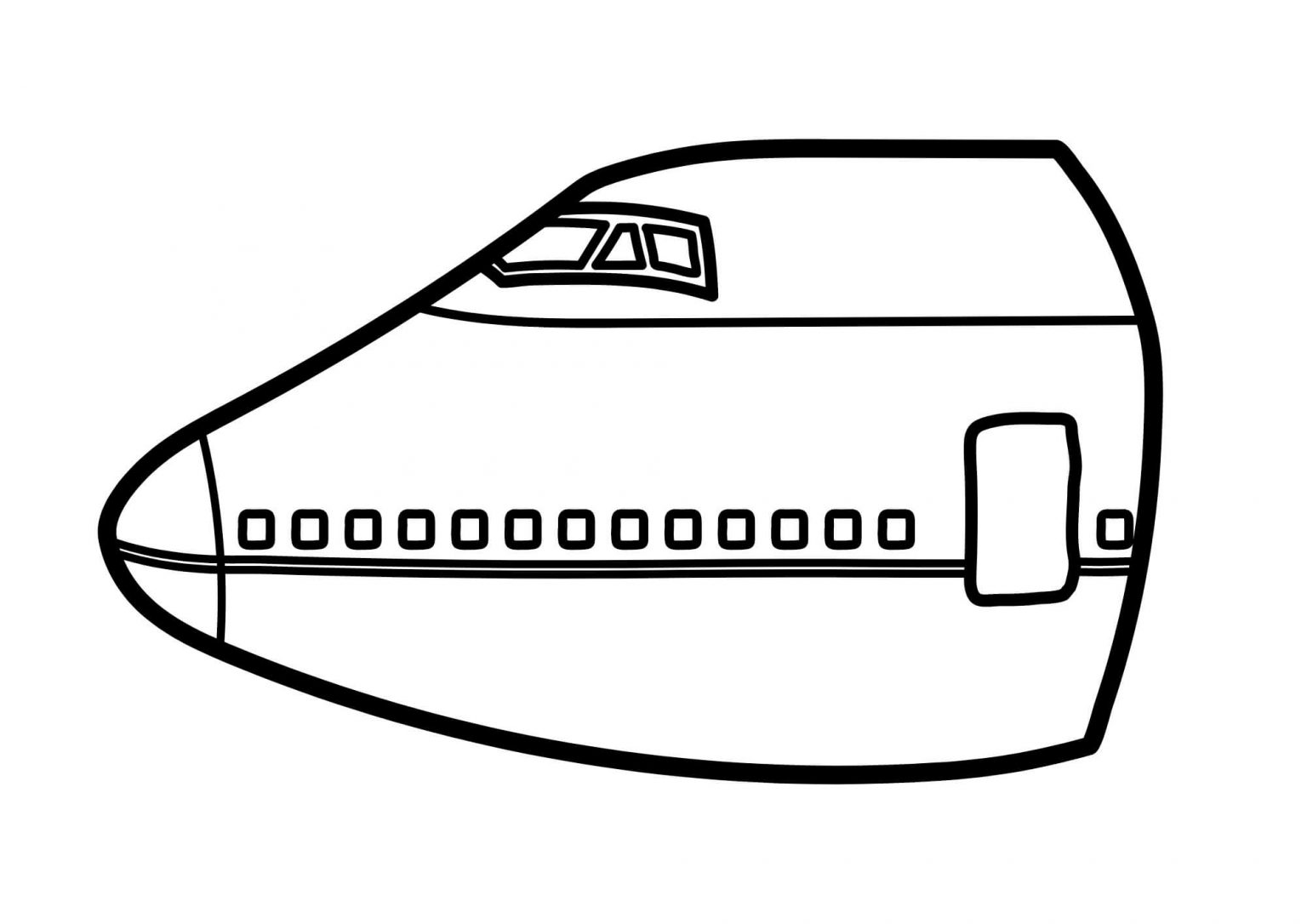 Airplane Color Sheets (Free & Printable)