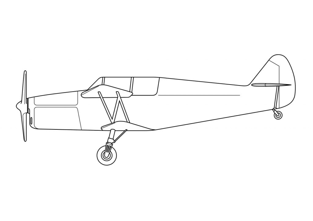 Airplane Color Sheets (Free & Printable)