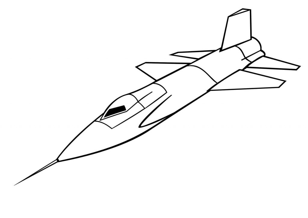 Airplane Color Sheets (Free & Printable)