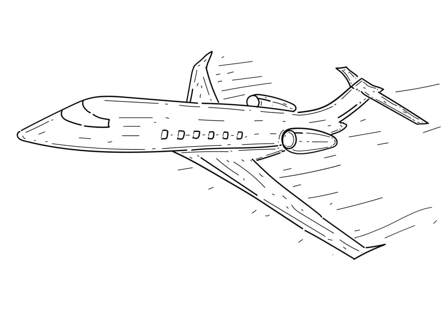 Airplane Color Sheets (Free & Printable)