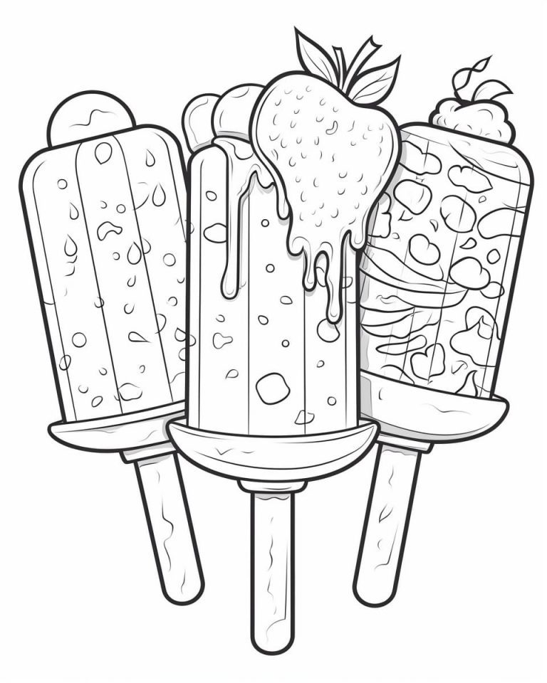 Popsicle color sheet (free to print)