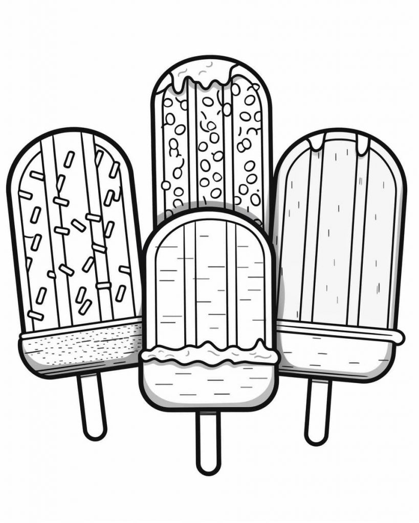 Popsicle color sheet (free to print)