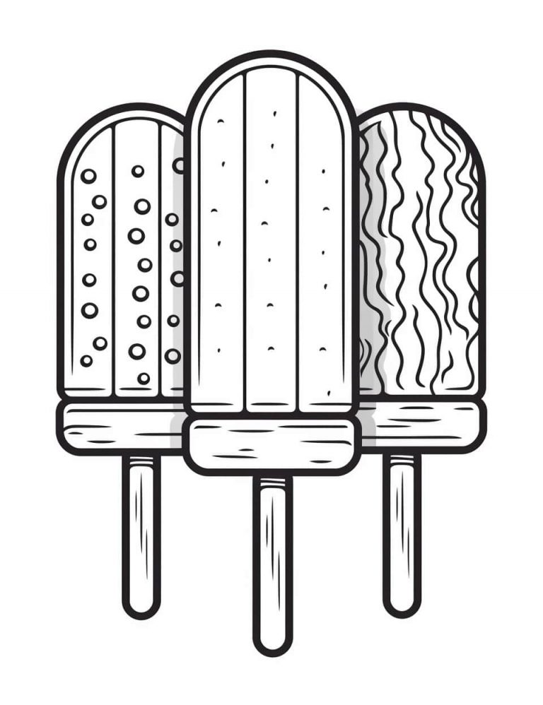 Popsicle color sheet (free to print)