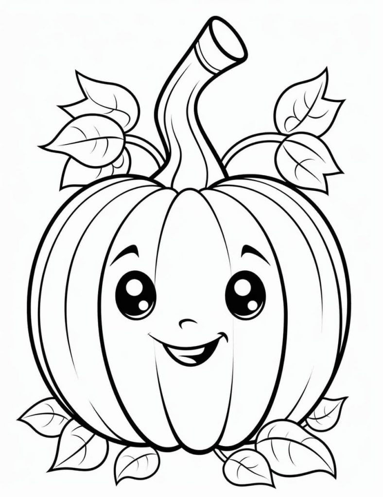 Pumpkin Color Sheets (Free & Printable)