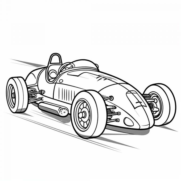 Rennwagen Ausmalbilder (100% Kostenlos zum Ausdrucken) - Kokoprint.com