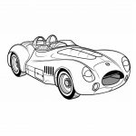 Race Car Color Sheet (Free + Printable)