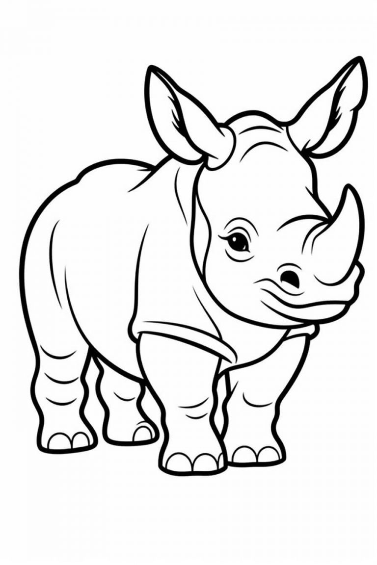 Rhino Color Sheets (Free & Printable)