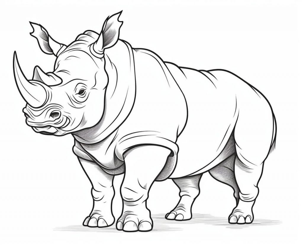 Rhino Color Sheets (Free & Printable)