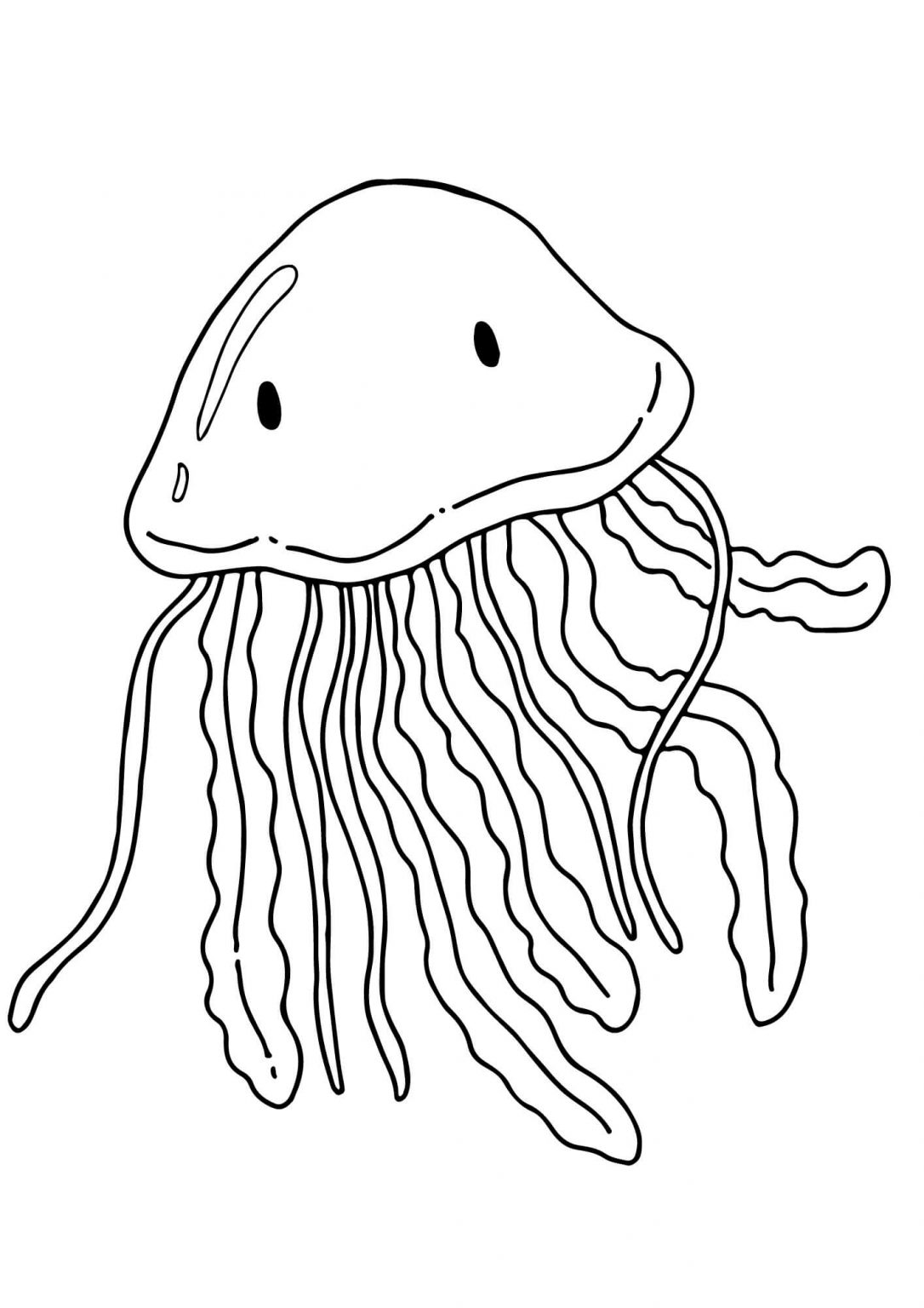 Sea creatures Color Sheets (Free + Printable) | Kokoprint.com