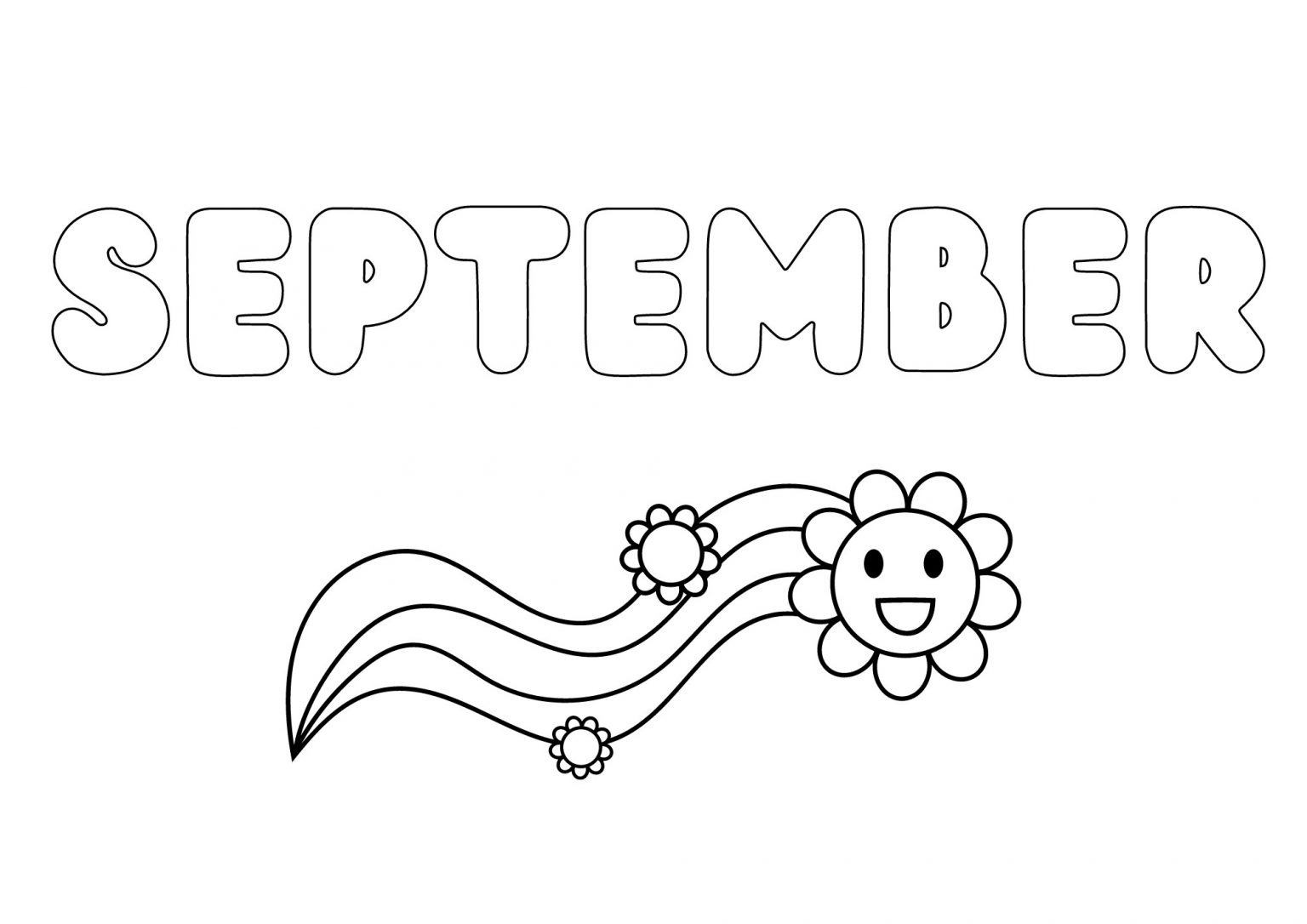 September Color Sheets (Free & Printable)