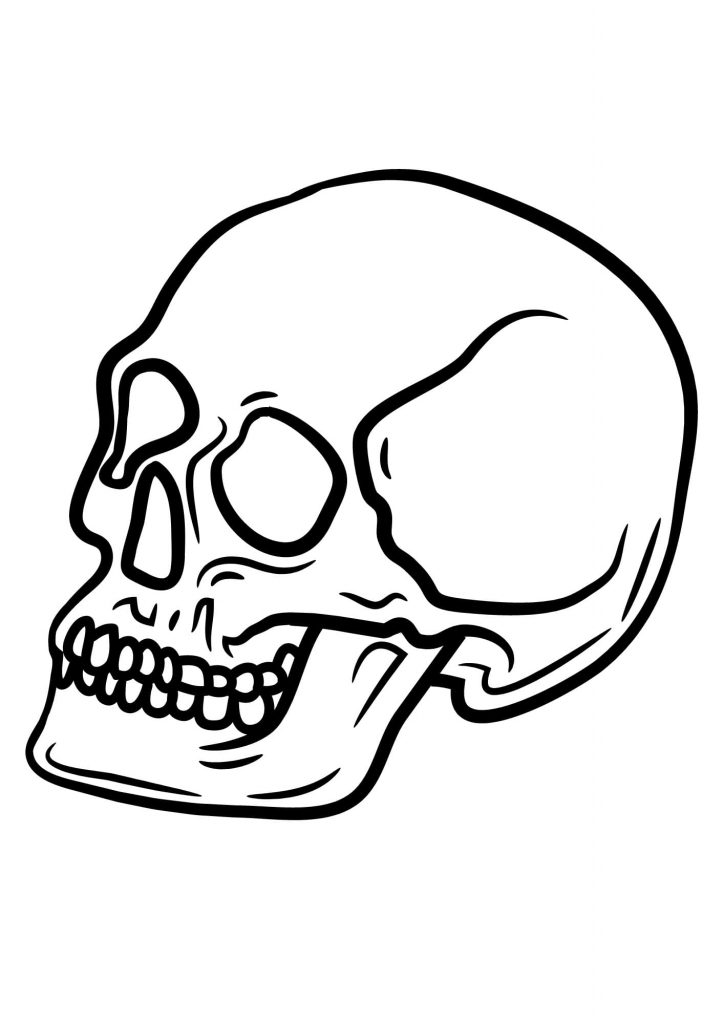 Badass Skull Coloring Sheets (Free to print)
