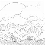 Sky Color Sheets (Free + Printable)