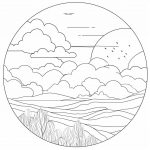 Sky Color Sheets (Free + Printable)