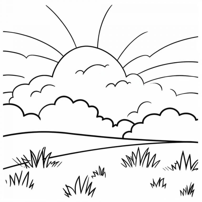 Sky Color Sheets (Free + Printable)