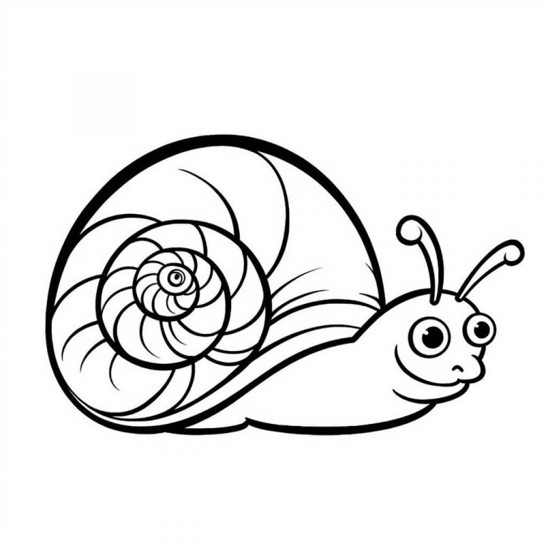 Snail Color Sheets (Free + Printable)