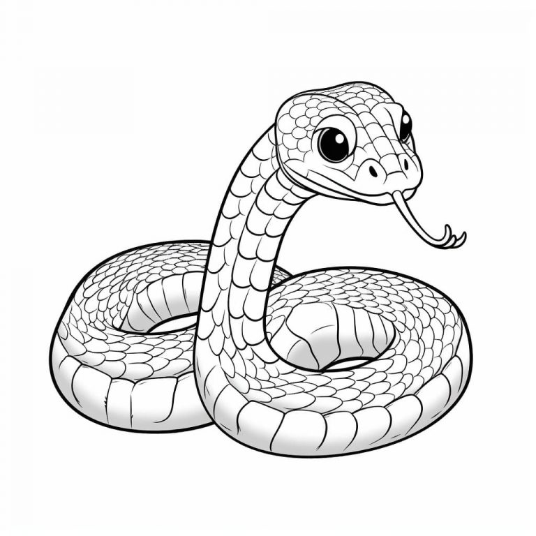 Snakes Color Sheets (Free + Printable)