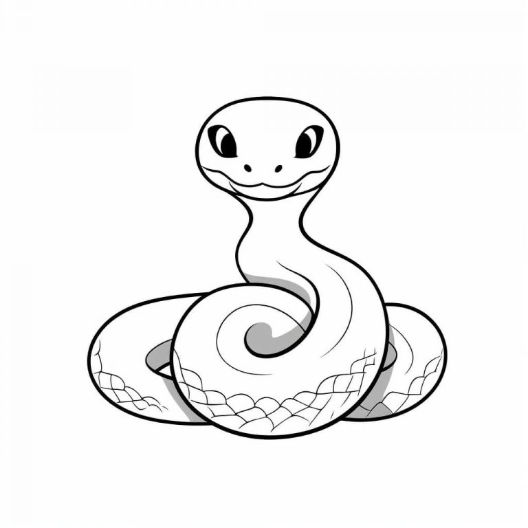 Snakes Color Sheets (Free + Printable)