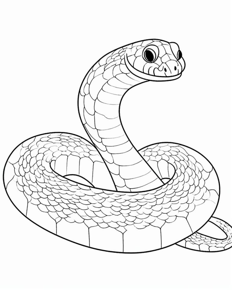 Snakes Color Sheets (Free + Printable)