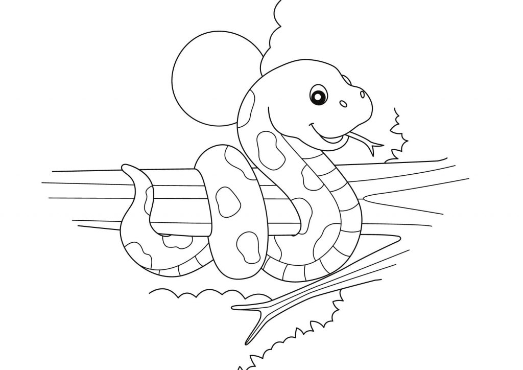 Snakes Color Sheets (Free + Printable)