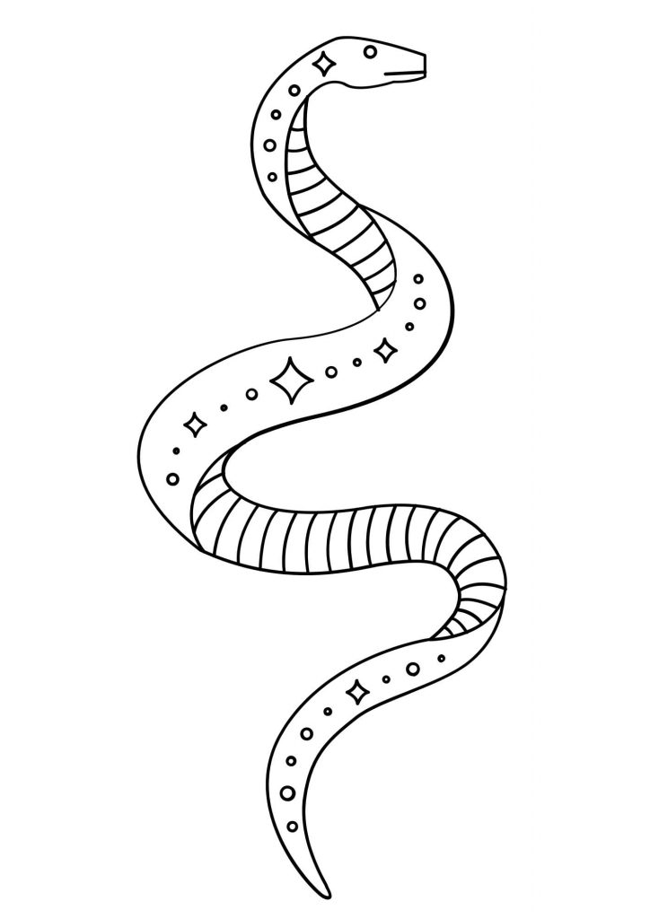 Snakes Color Sheets (Free + Printable)