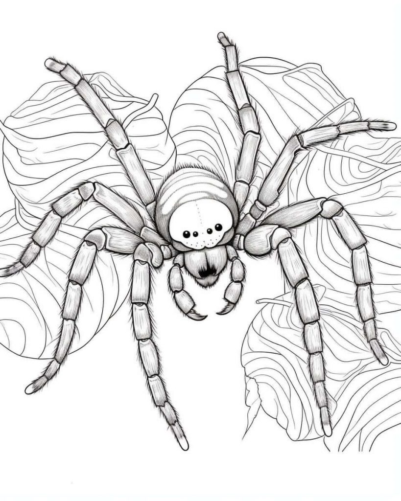 Spider Color Sheets (Free + Printable) | Kokoprint.com