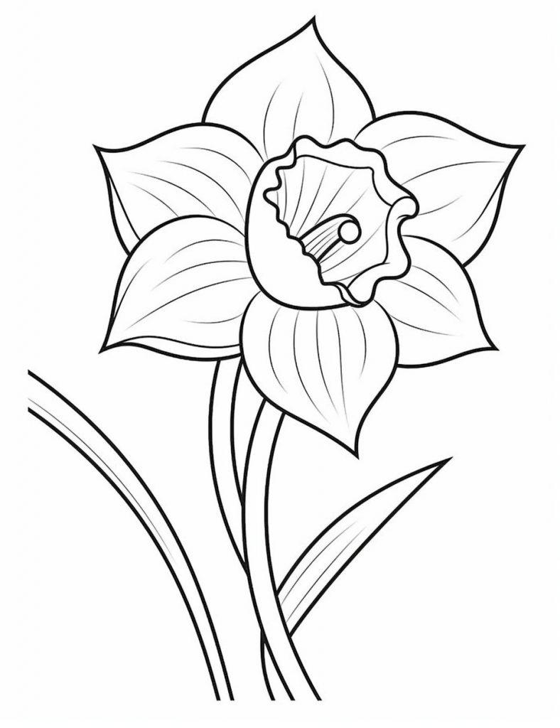 Spring Flowers Coloring Sheets (Free + Printable)