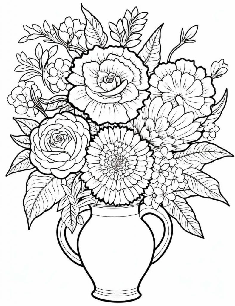 Spring Flowers Coloring Sheets (Free + Printable)