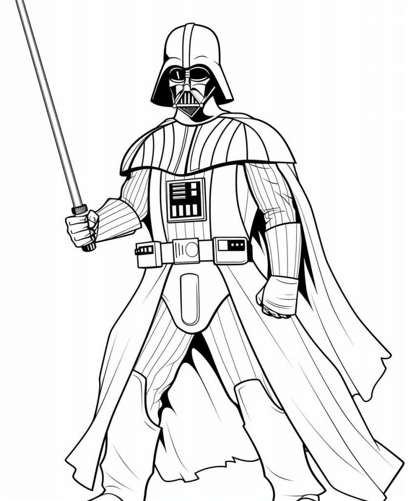 Star Wars Color Sheets (Free & Printable)