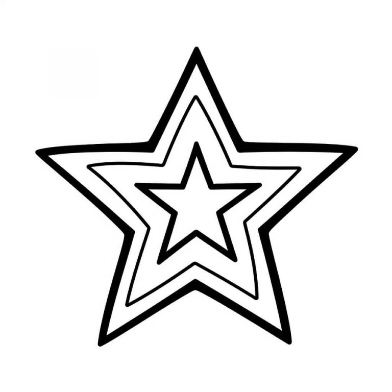 Stars Color Sheets (Free + Printable) | Kokoprint.com