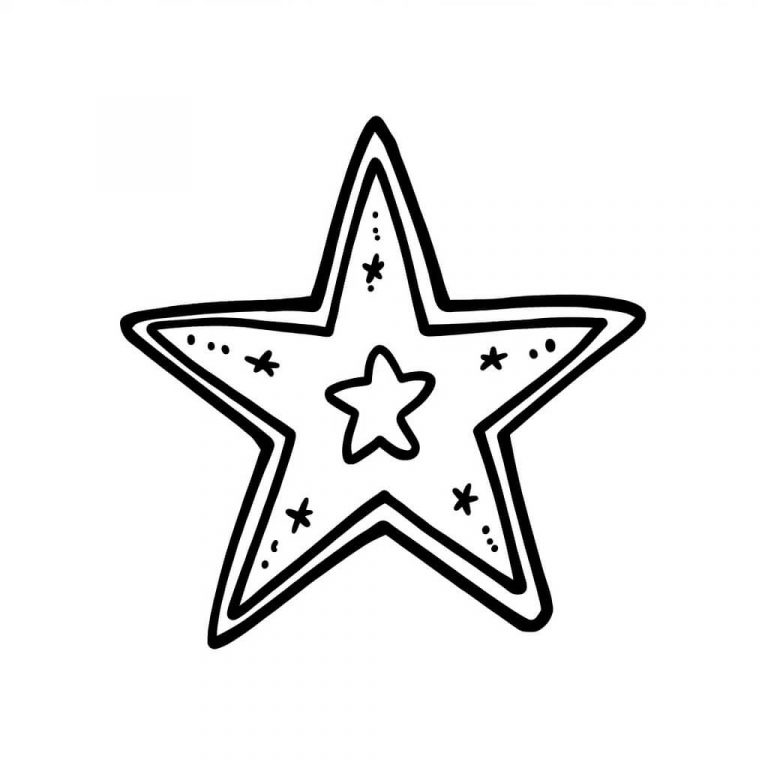 Stars Color Sheets (Free + Printable) | Kokoprint.com