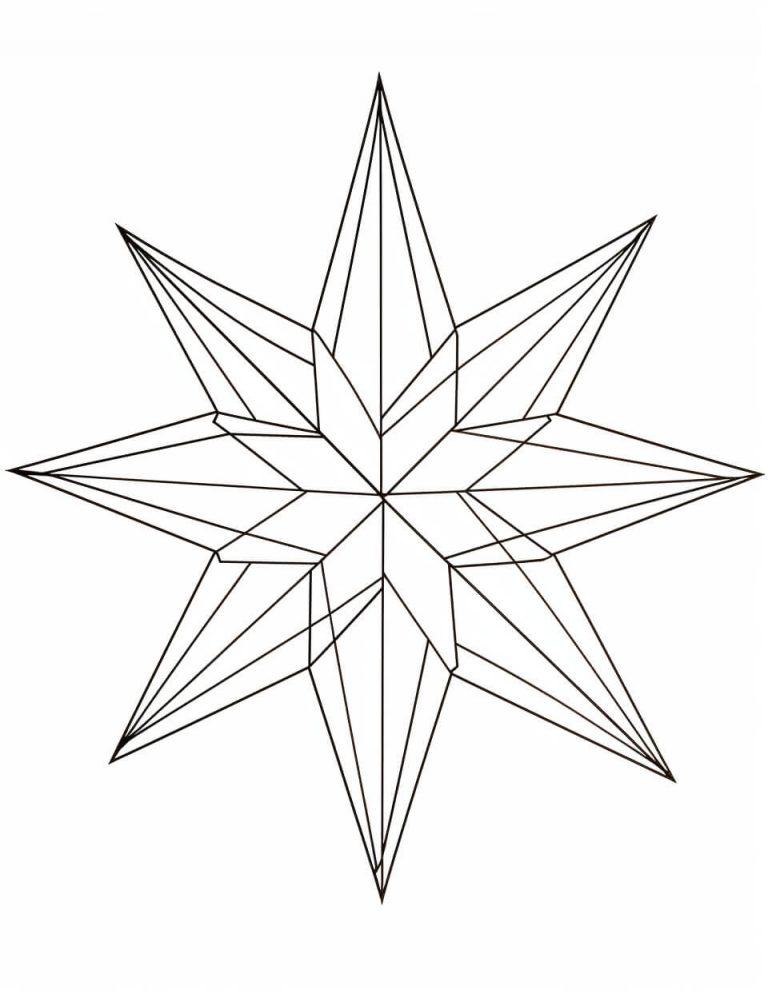 Stars Color Sheets (Free + Printable) | Kokoprint.com