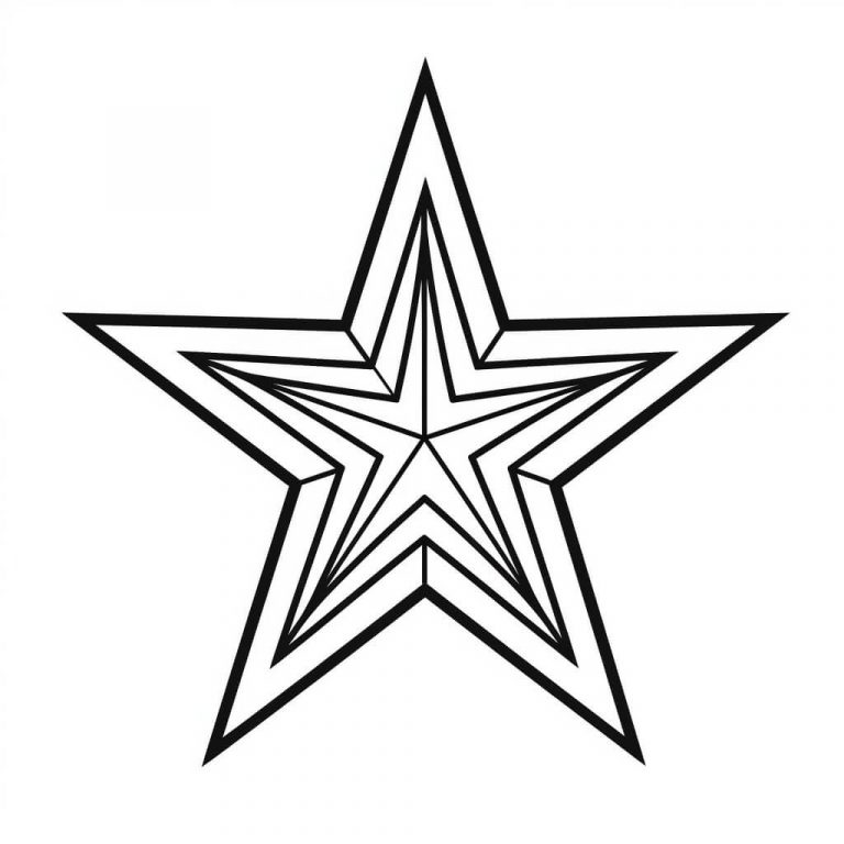 Stars Color Sheets (Free + Printable) | Kokoprint.com