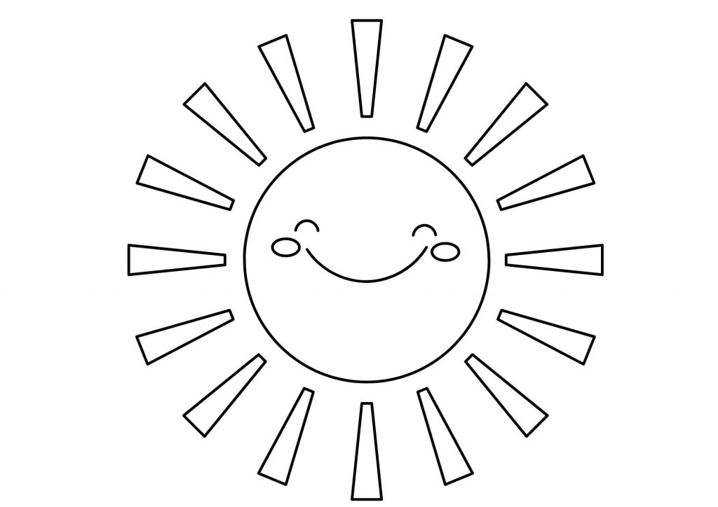 Sun Color Sheets (Free + Printable)