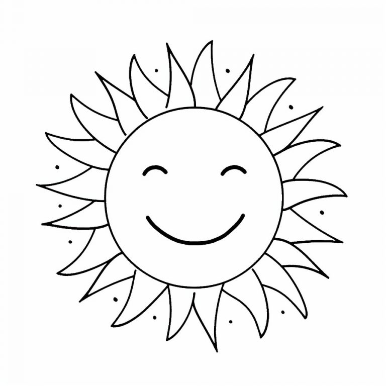 Sunshine Coloring Sheets (Free & Printable)
