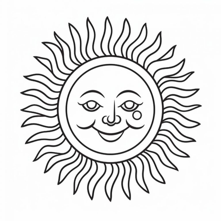 Sunshine Coloring Sheets (Free & Printable)