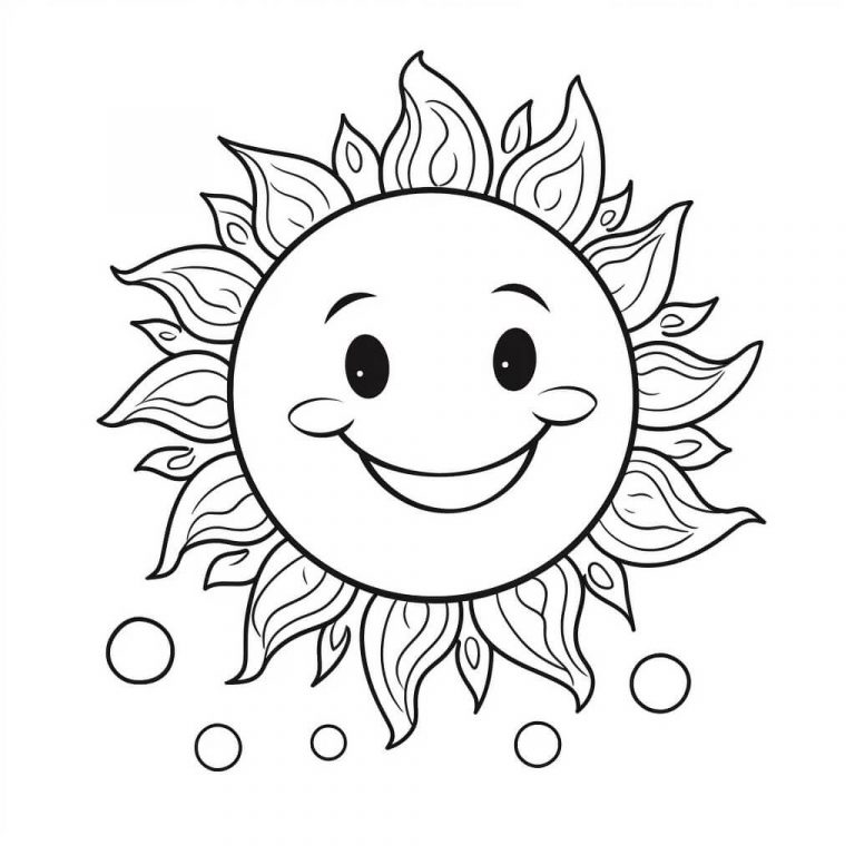 Sunshine Coloring Sheets (Free & Printable)