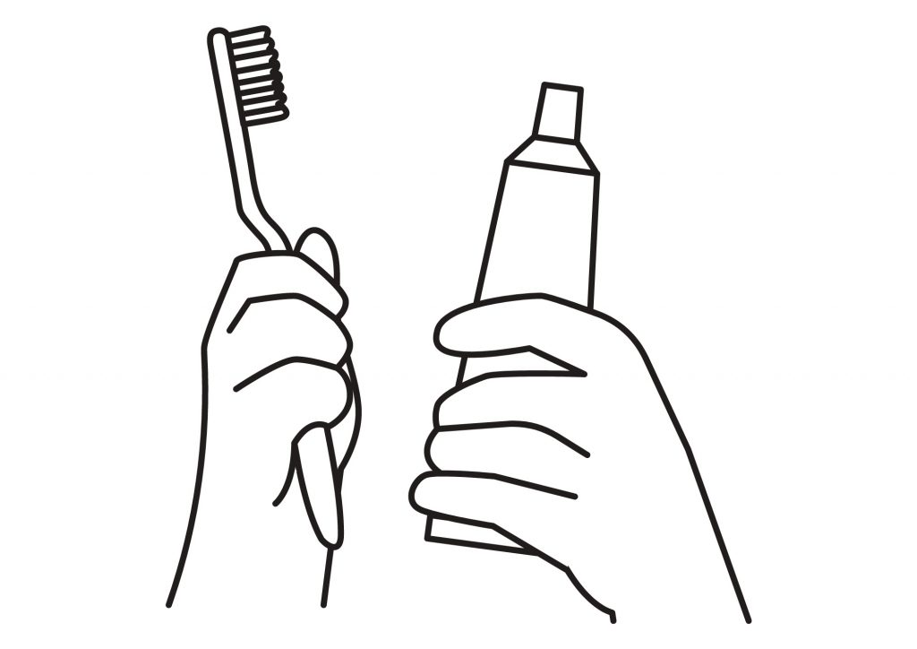 Toothbrush Coloring Sheet (Free & Printable) | Kokoprint.com