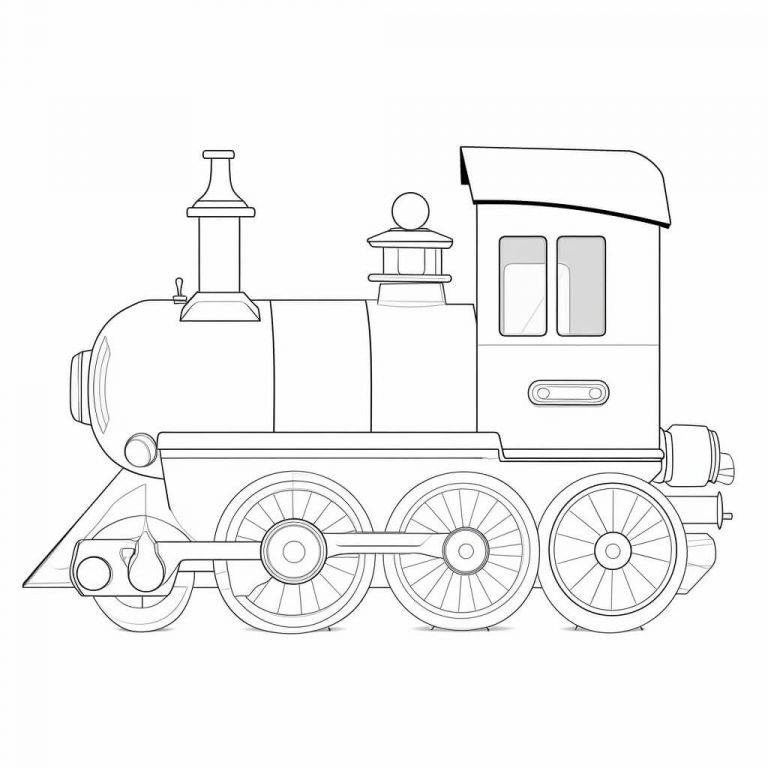 Train Color Sheet (Free + Printable)