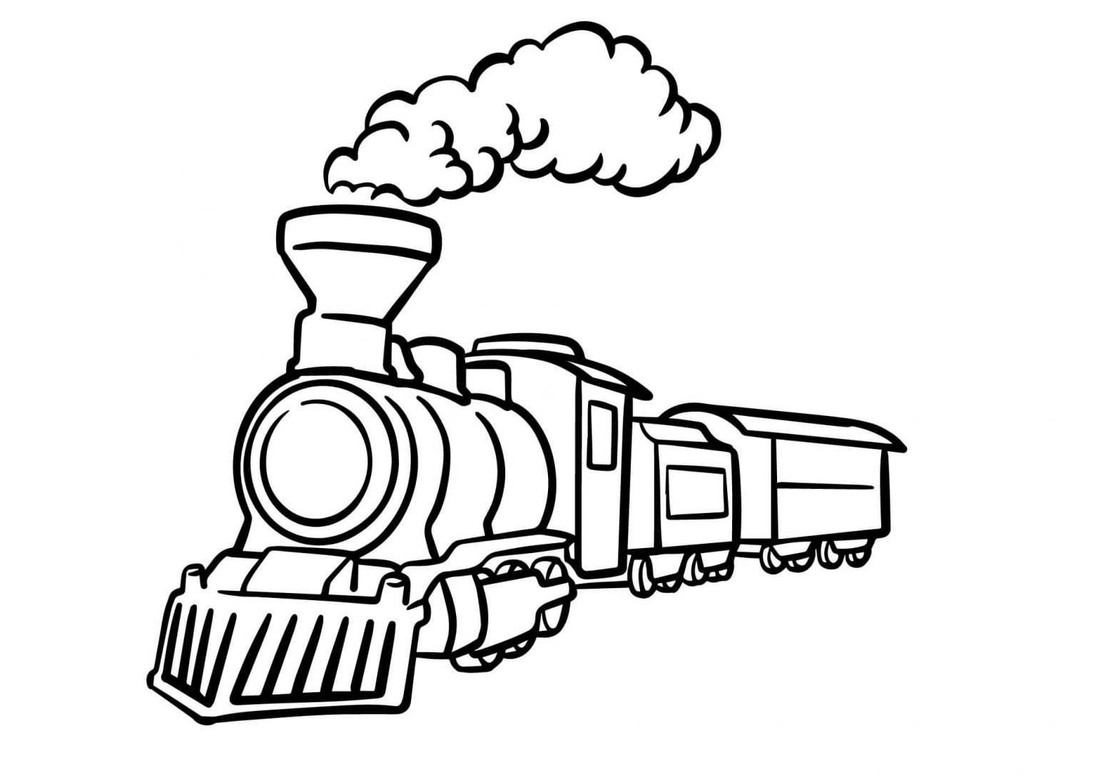 Train Color Sheet (Free + Printable)