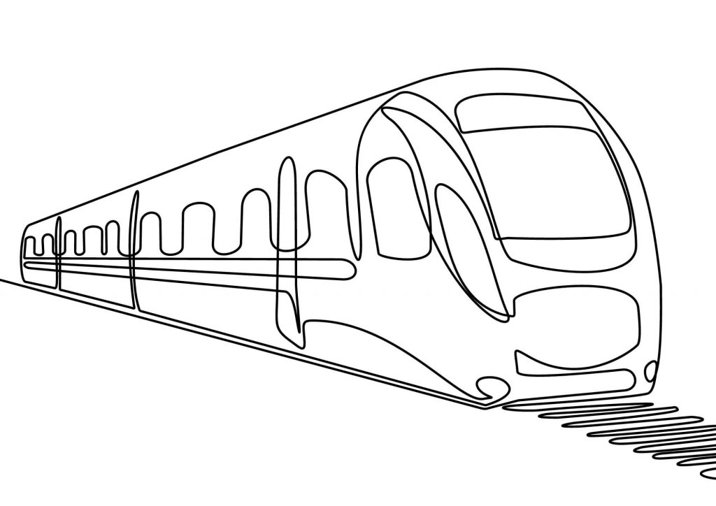 Train Color Sheet (Free + Printable)
