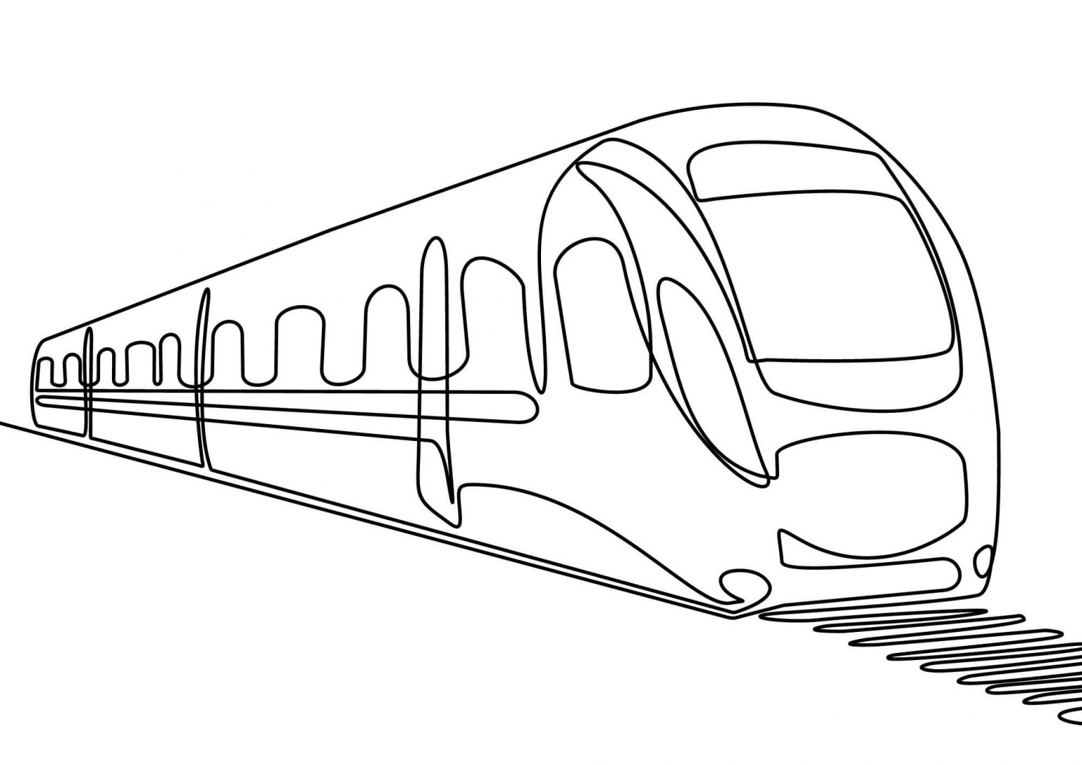 Train Color Sheet (Free + Printable)