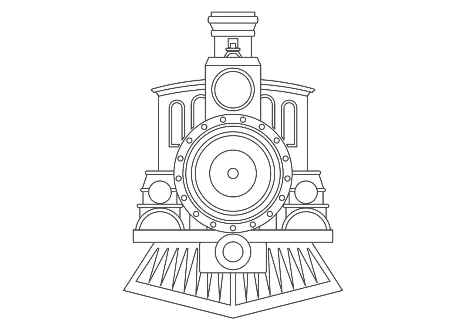 Train Color Sheet (Free + Printable)