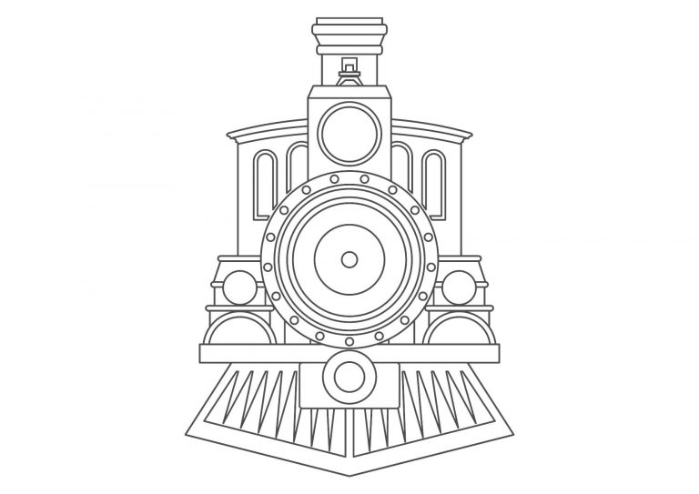 Train Color Sheet (Free + Printable)