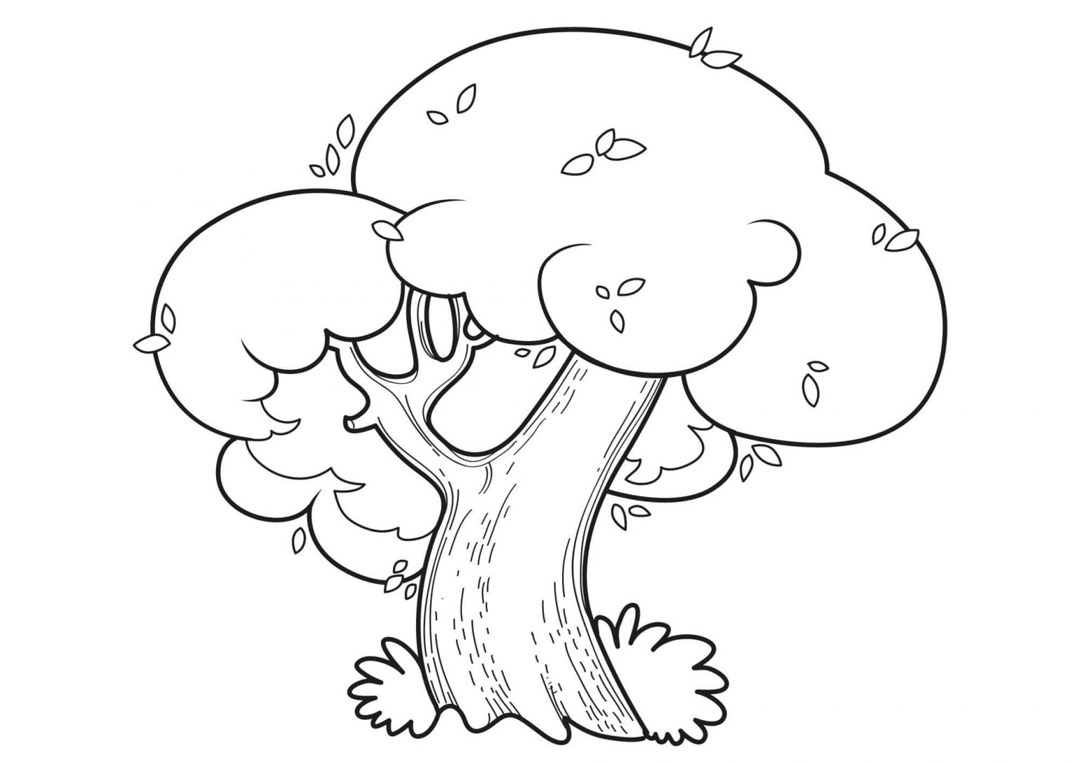 Trees Color Sheets (Free + Printable) | Kokoprint.com