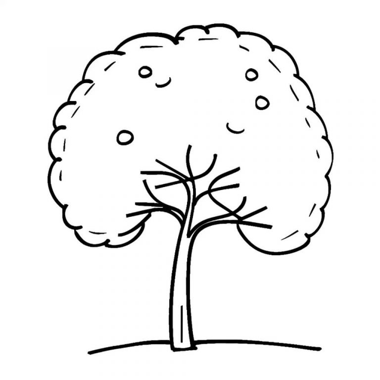 Trees Color Sheets (Free + Printable) | Kokoprint.com