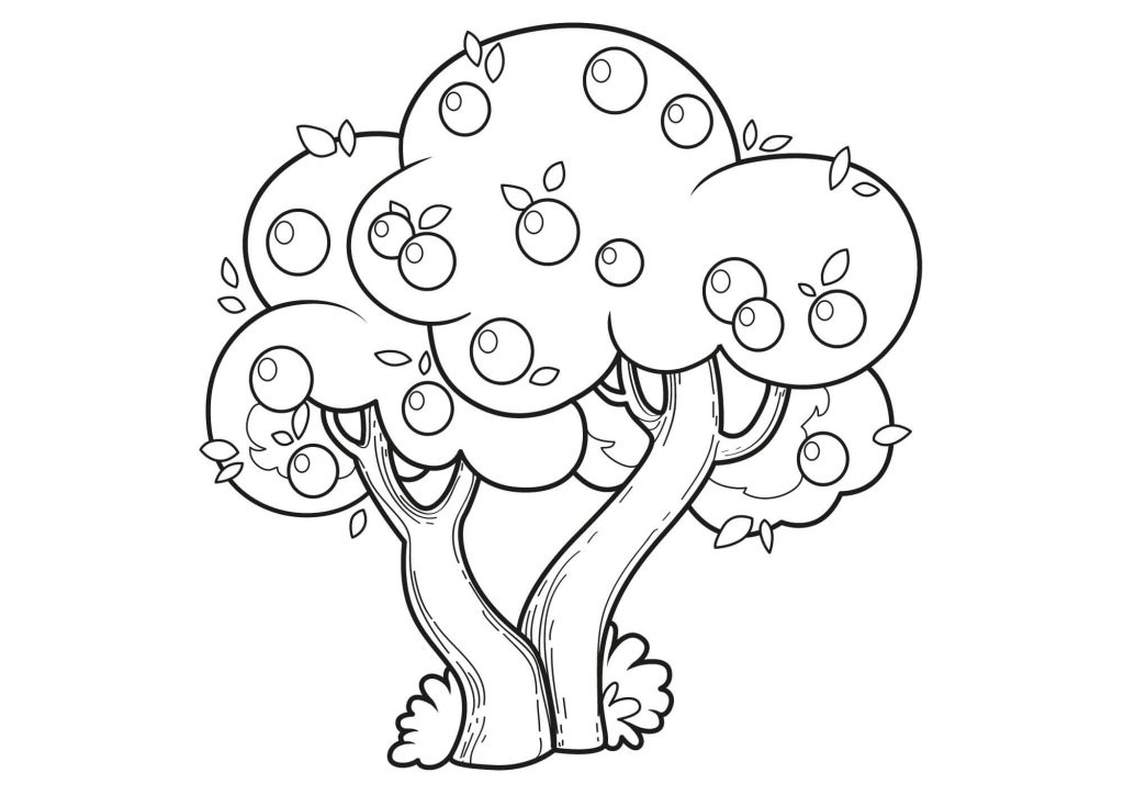 Trees Color Sheets (Free + Printable) | Kokoprint.com