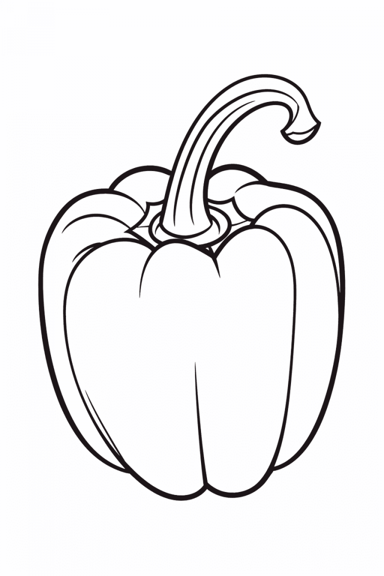 Vegetables Color Sheet (Free + Printable) | Kokoprint.com