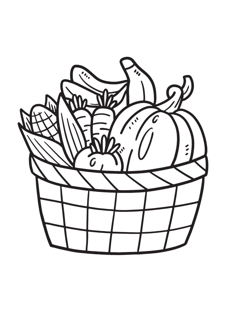 Vegetables Color Sheet (Free + Printable) | Kokoprint.com