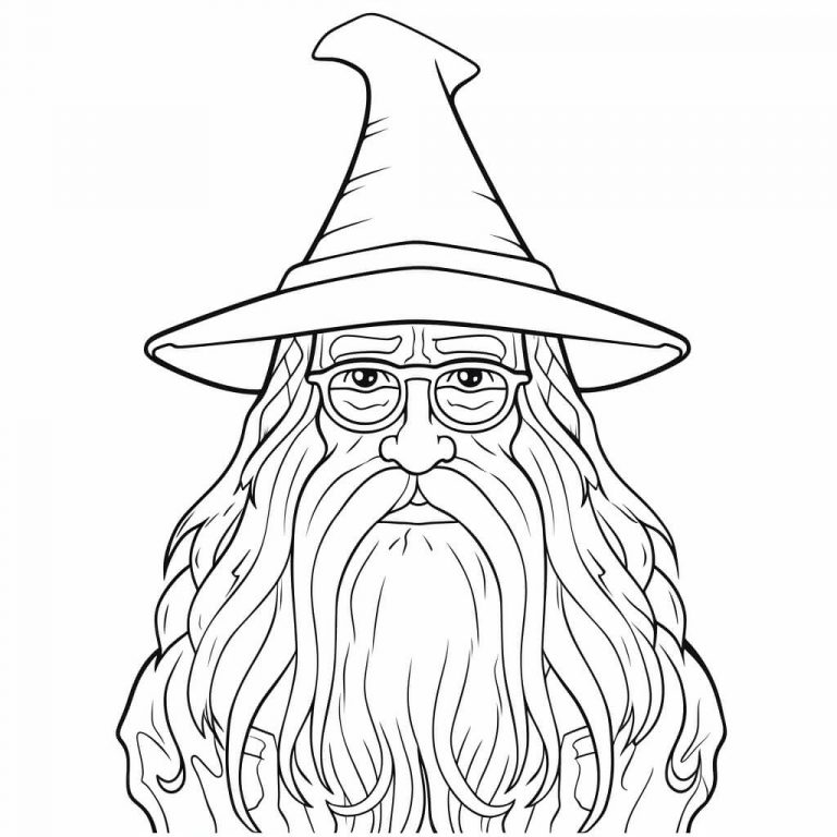 Wizard Color Sheets (Free + Printable) | Kokoprint.com